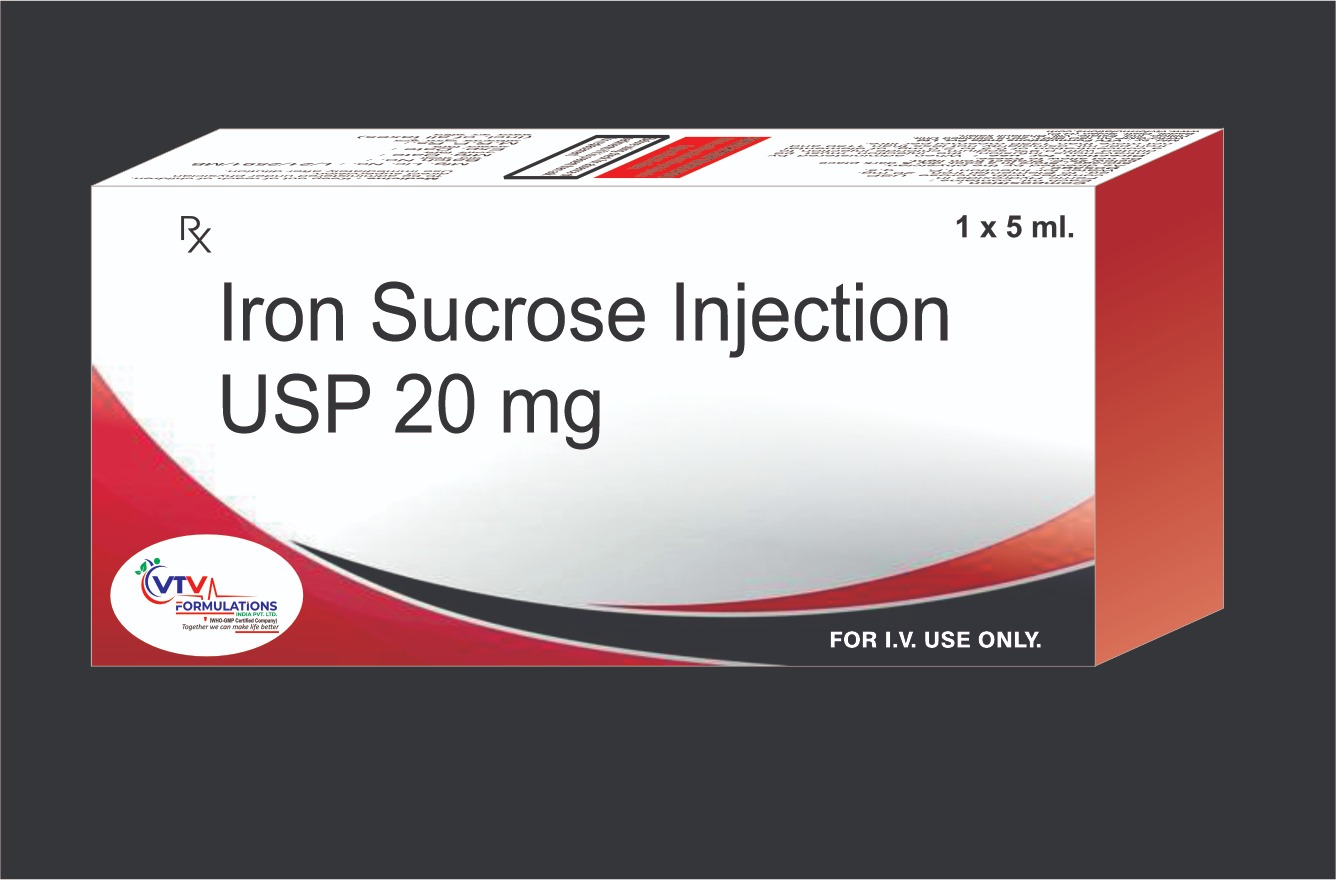 Composition: Iron Sucrose Injection USP 20mg